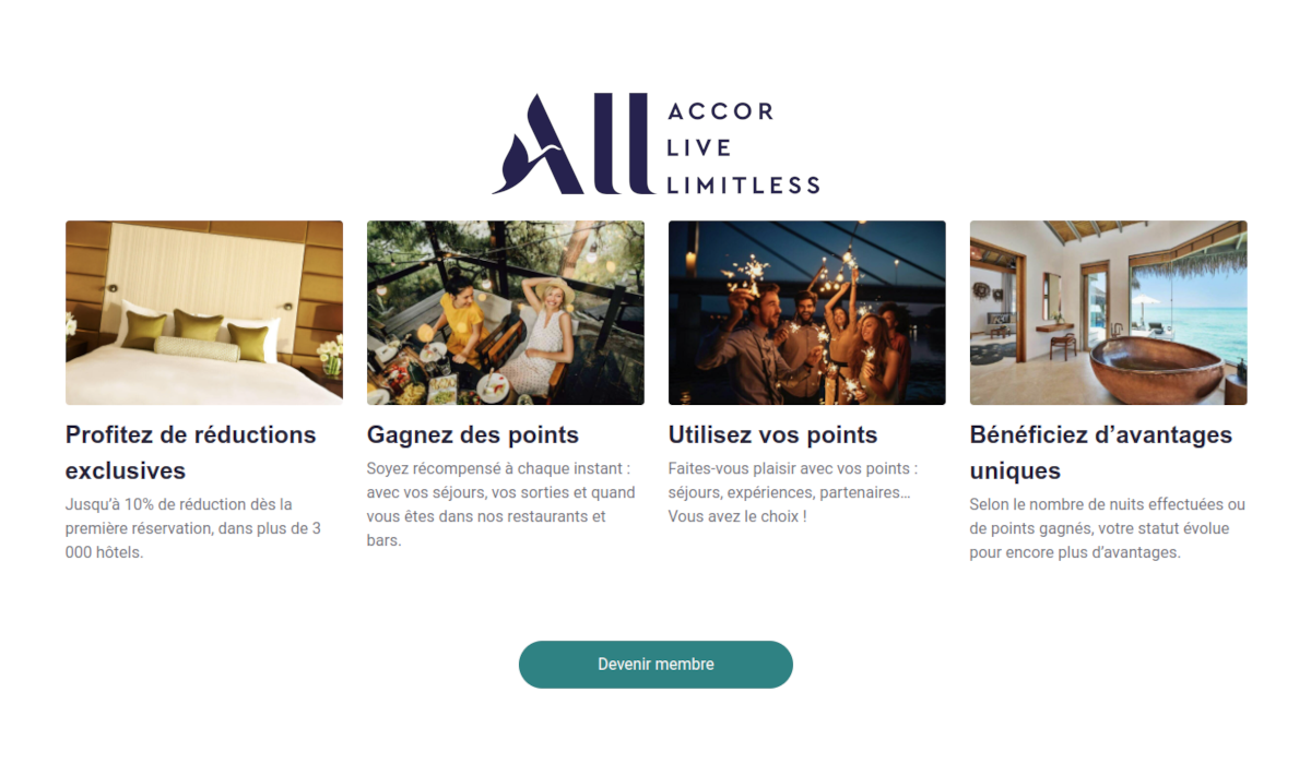 Comment obtenir la carte Accor Hôtel