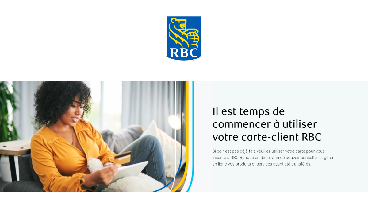 Activer ma carte RBC Banque Royale - Activation en ligne