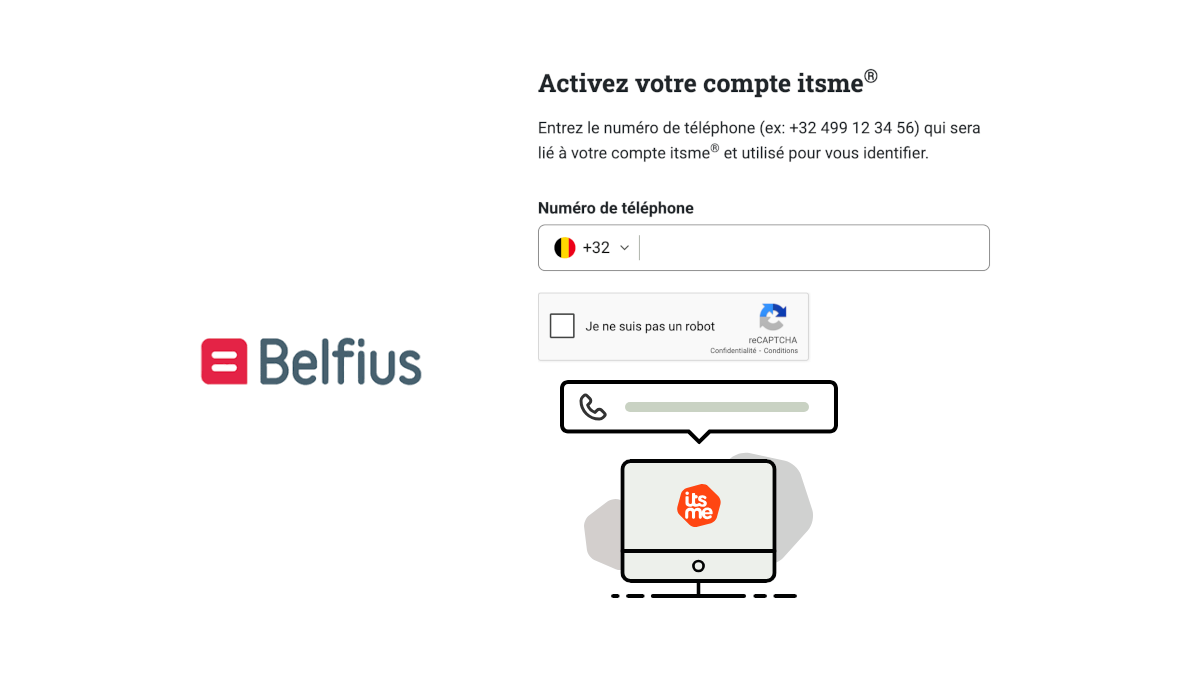 Activer itsme Belfius - Vous identifier en toute sécurité